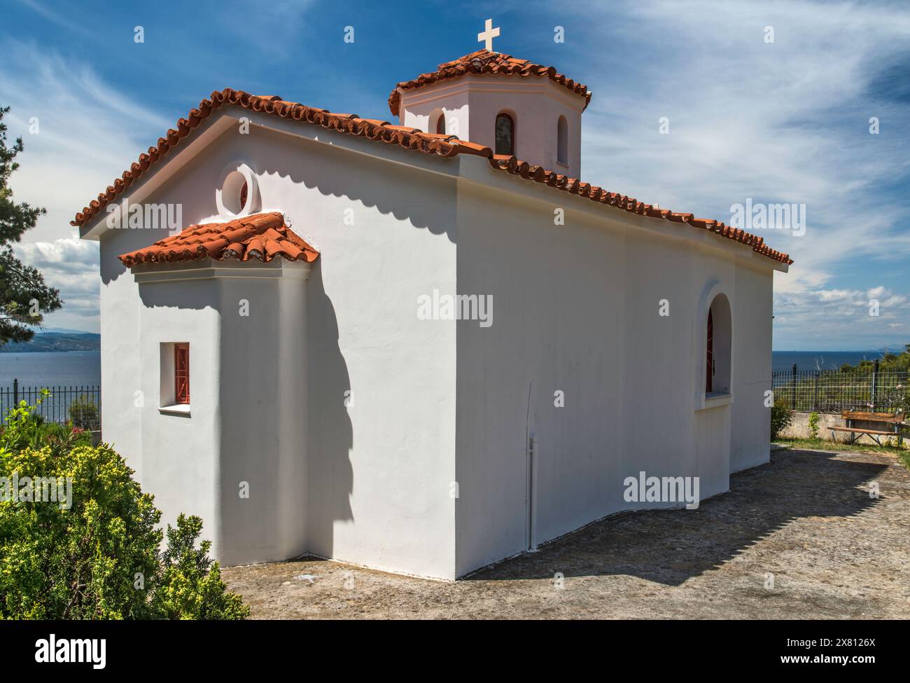 Chapel outside Monastery of Saint Nicholas Galataki (Galataki Monastery ...