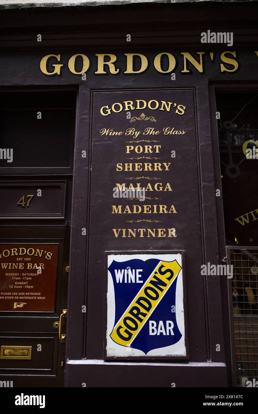 Gordon’s Wine Bar, known as the oldest wine bar in London, was ...