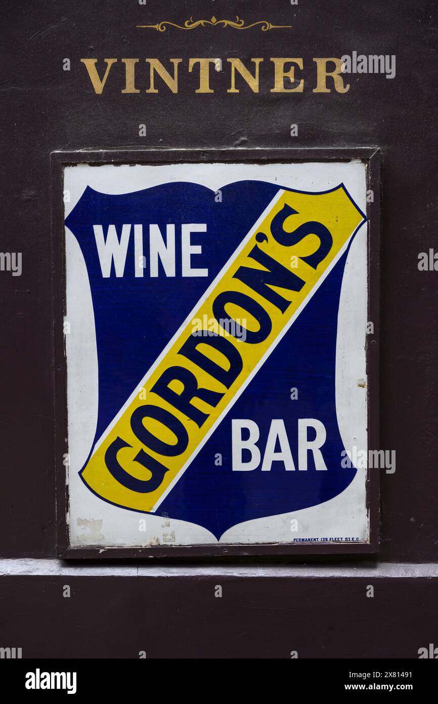 Gordon’s Wine Bar, known as the oldest wine bar in London, was ...