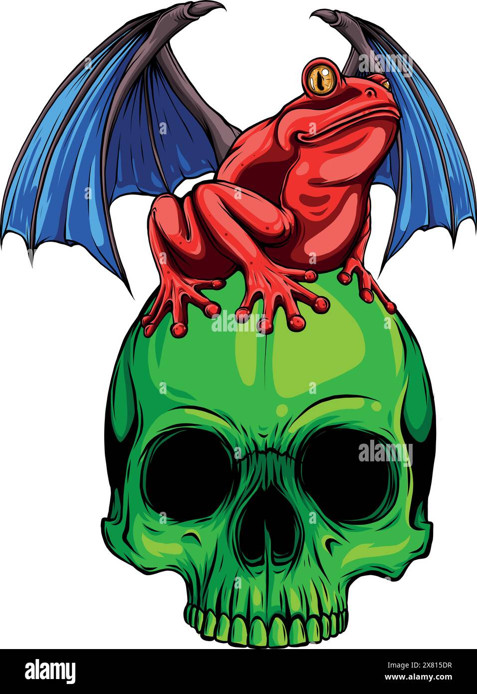 vector illustration of human skull digital draw Stock Vector Image ...