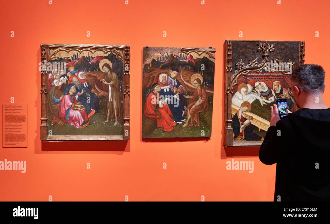 Bernat Martorell, Birth of St. John the Baptist, Dispute of St. John ...