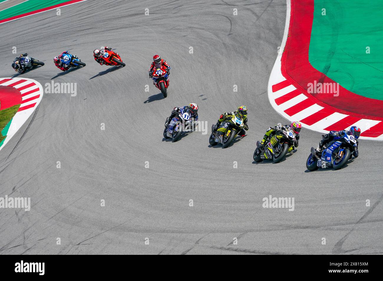 Stock 600 race of FIM JuniorGP World Championship Barcelona round at ...