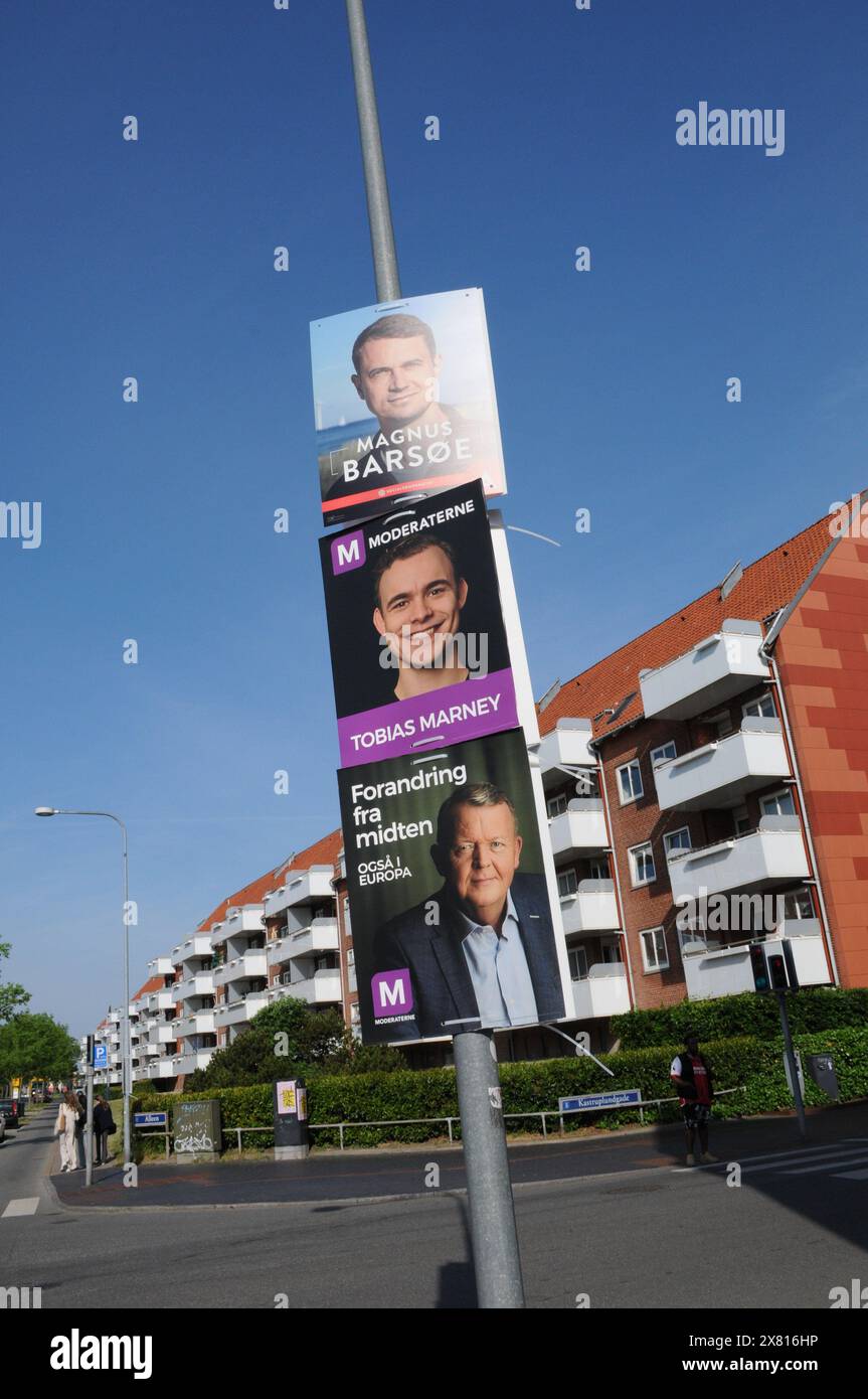 Cpenhagen/ Denmark/22 MAY 2024/ EU parliamentary elections poster from ...