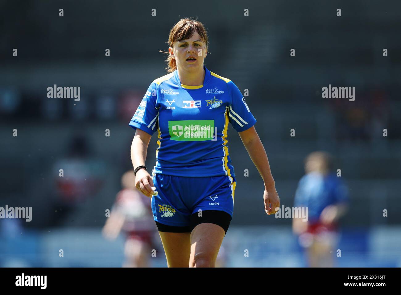 Leeds Rhinos' Hanna Butcher looks on during the Betfred Women's ...