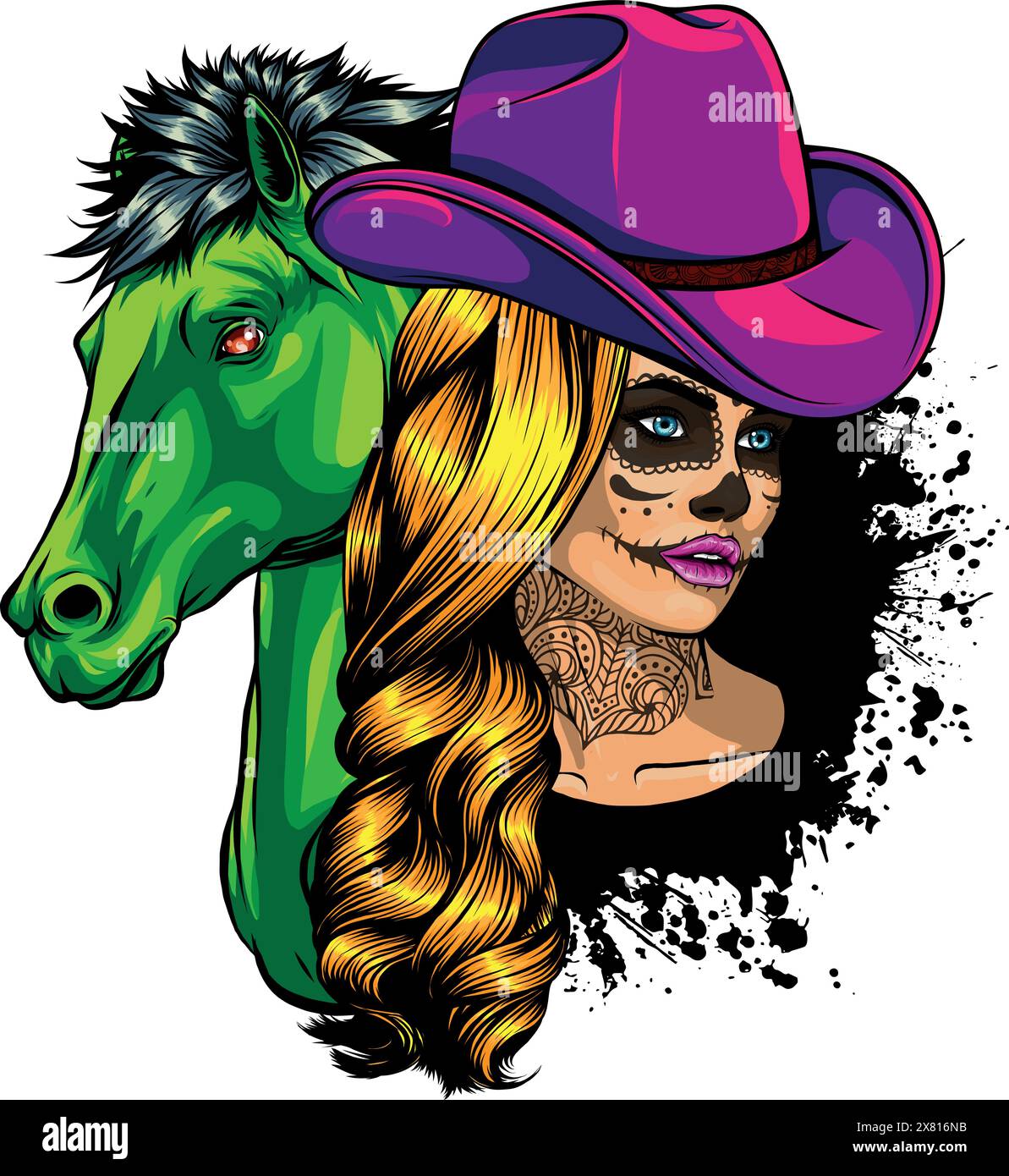 draw of Dead girl vector illustration design Stock Vector Image & Art ...