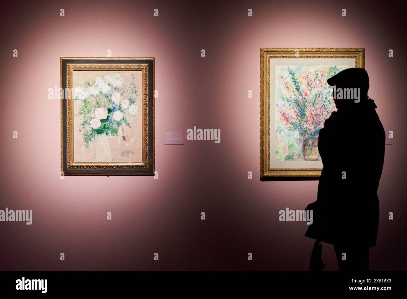 Large red bouquet, 1975, Marc Chagall, 1997-1985, Exhibition “The Color ...