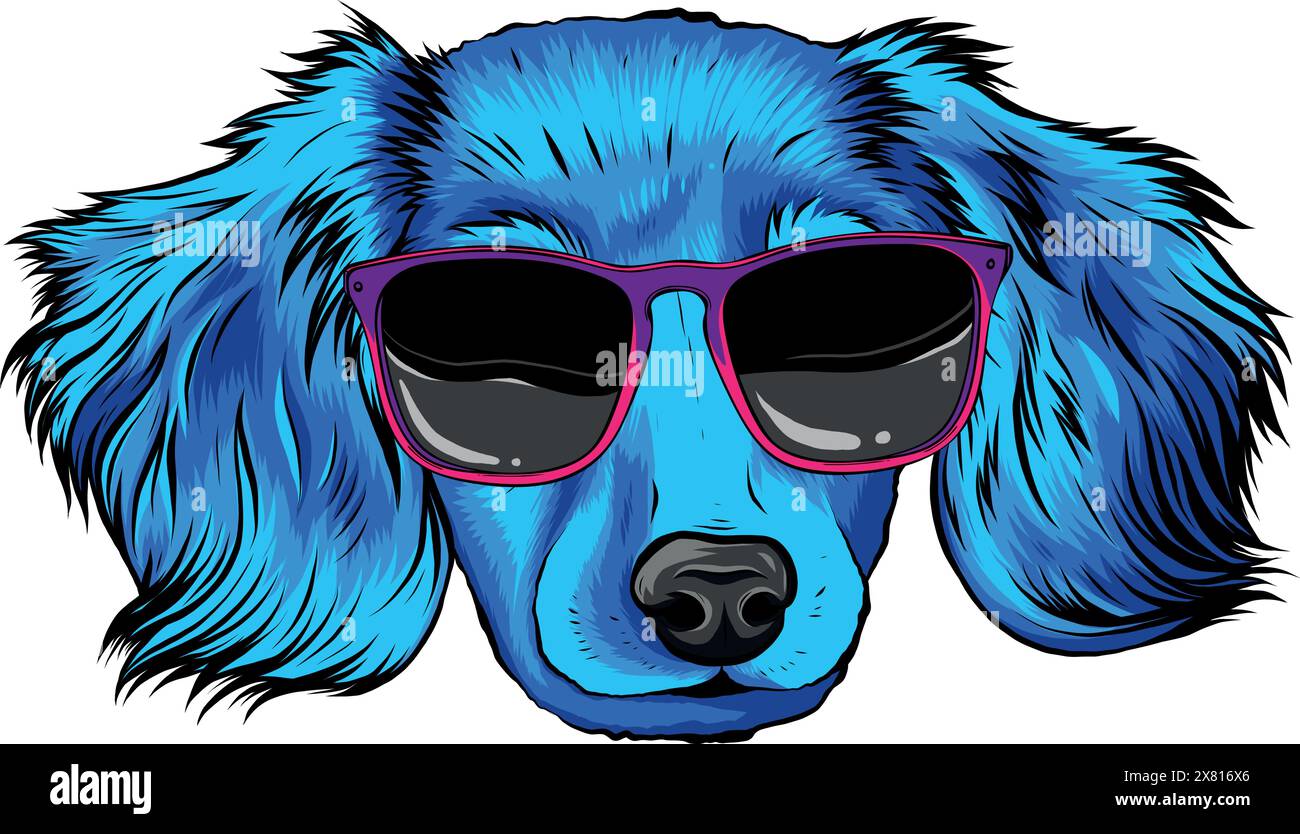 vector illustration of dog face hand draw Stock Vector Image & Art - Alamy