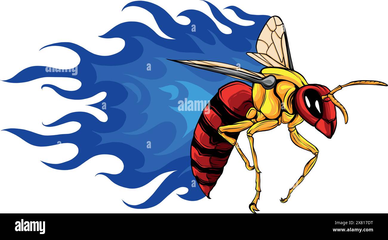 Bumblebee side view Stock Vector Images - Alamy