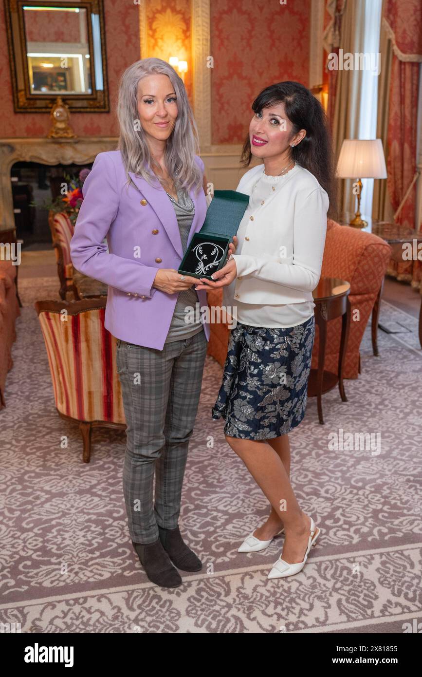 Vienna, Austria. 18th May, 2024. Simone Reiländer and Richard Lugner ...