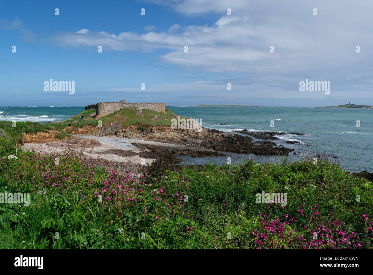 Fort Pezeries fortification recently restored with three 18 pounder ...