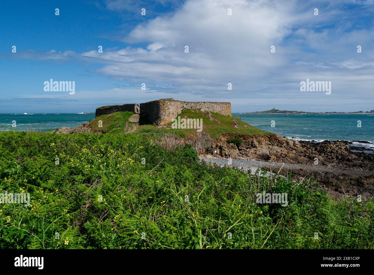 Fort Pezeries fortification recently restored with three 18 pounder ...