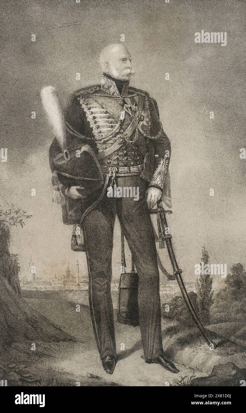 Ernest Augustus (1771-1851). King of Hanover (1837-1851). Duke of ...