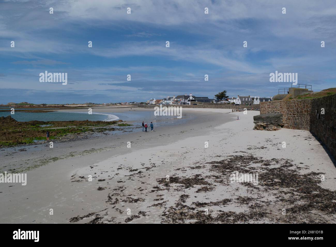 Cobo bay hotel on seafront hi-res stock photography and images - Alamy