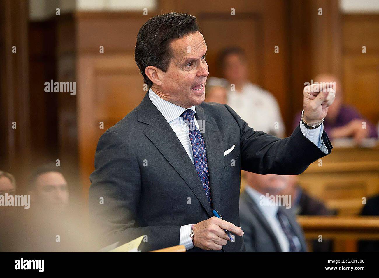 Defense attorney Alan Jackson questions witness Jen McCabe testifies ...