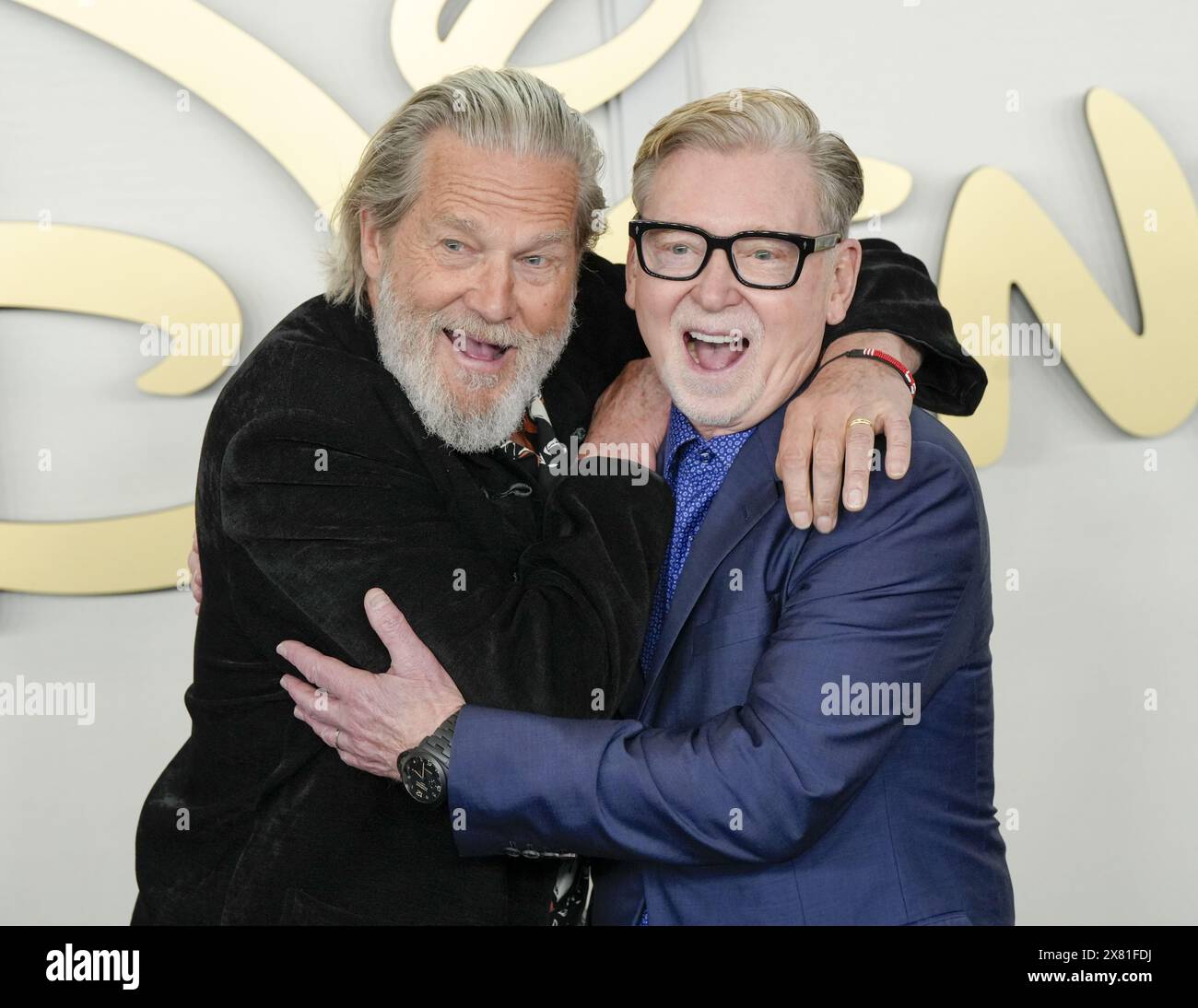 Celebrities attend 2024 Disney Upfront Featuring: Jeff Bridges, Warren ...