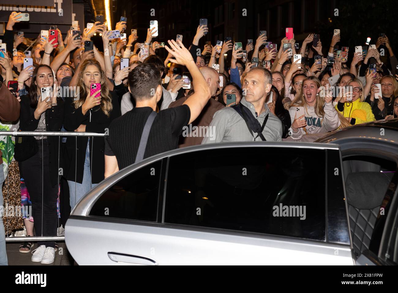 Tom Holland mania, outside the Duke of York Theatre's Romeo and Juliet ...