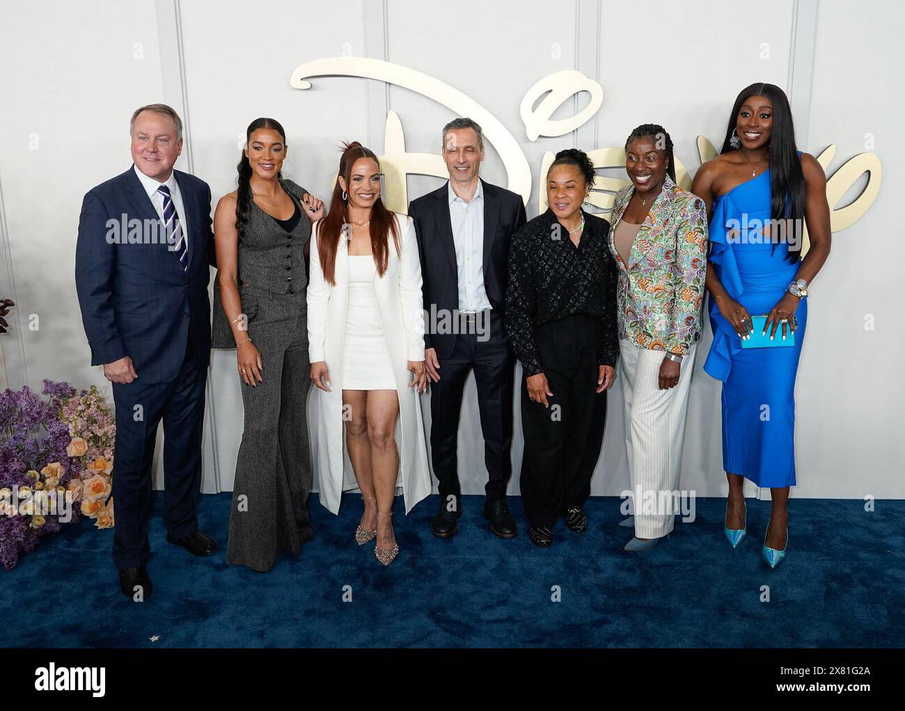 Celebrities attend 2024 Disney Upfront Featuring: DAWN STALEY, ANDRAYA ...