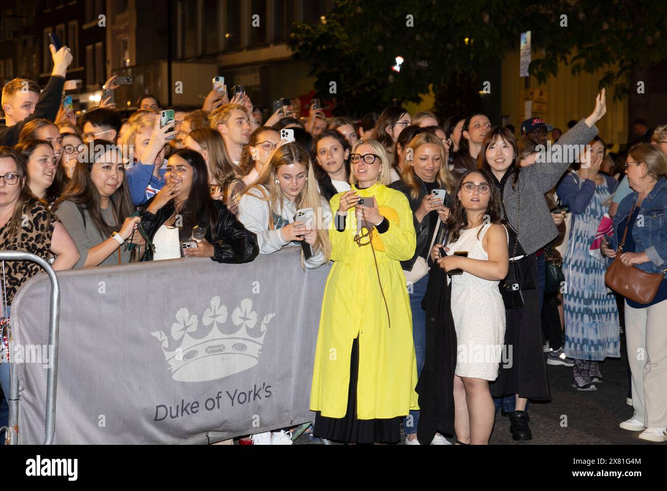 Tom Holland mania, outside the Duke of York Theatre's Romeo and Juliet ...