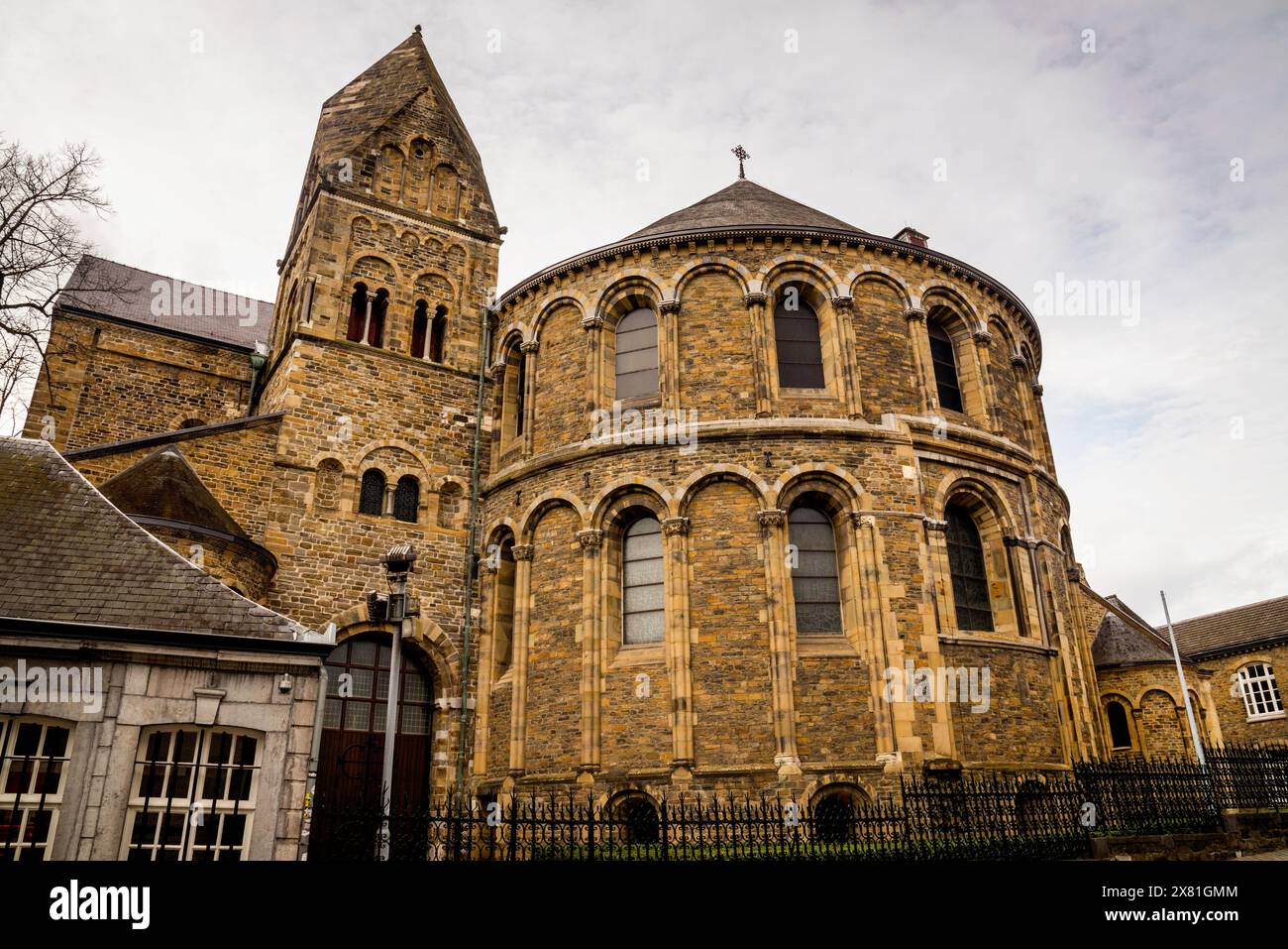 Church of Our Lady and St. Barbara Tower, Maastricht, Netherlands Stock ...