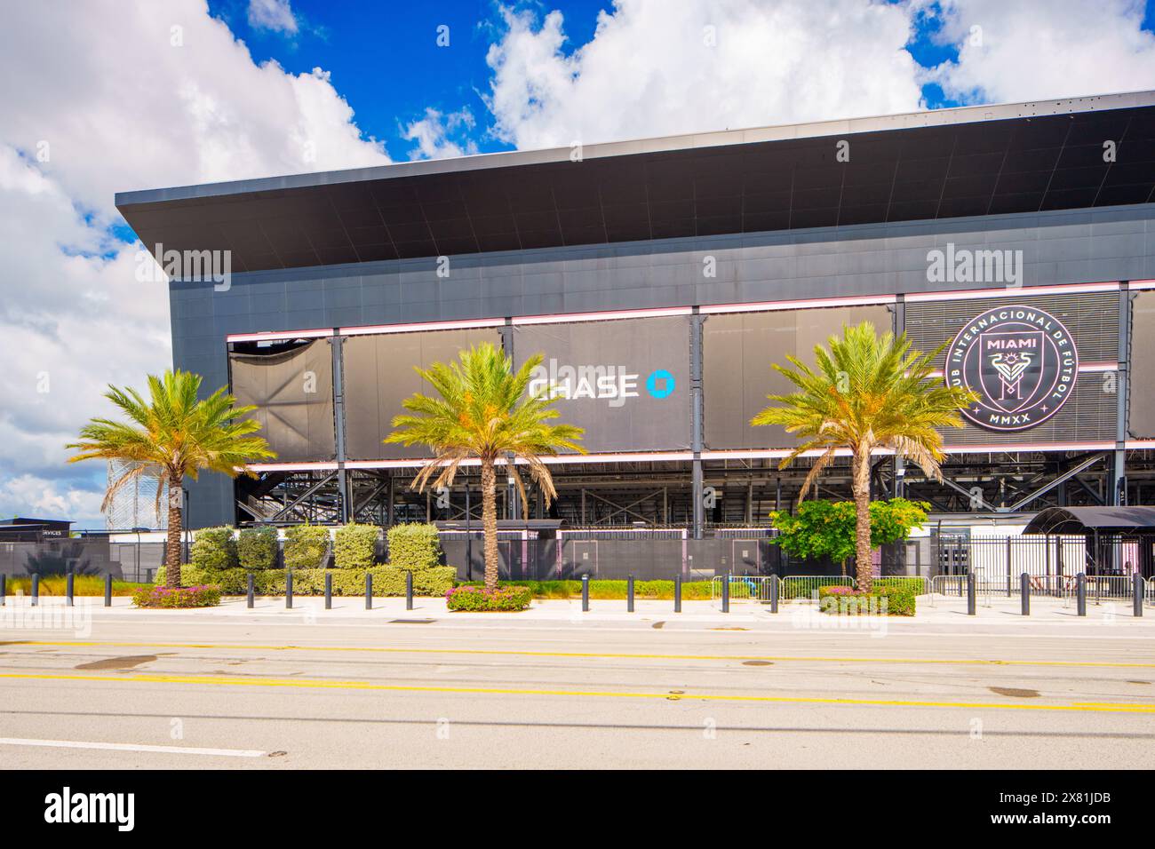Fort Lauderdale, FL, USA - May 22, 2024: Photos of the Chase Stadium ...