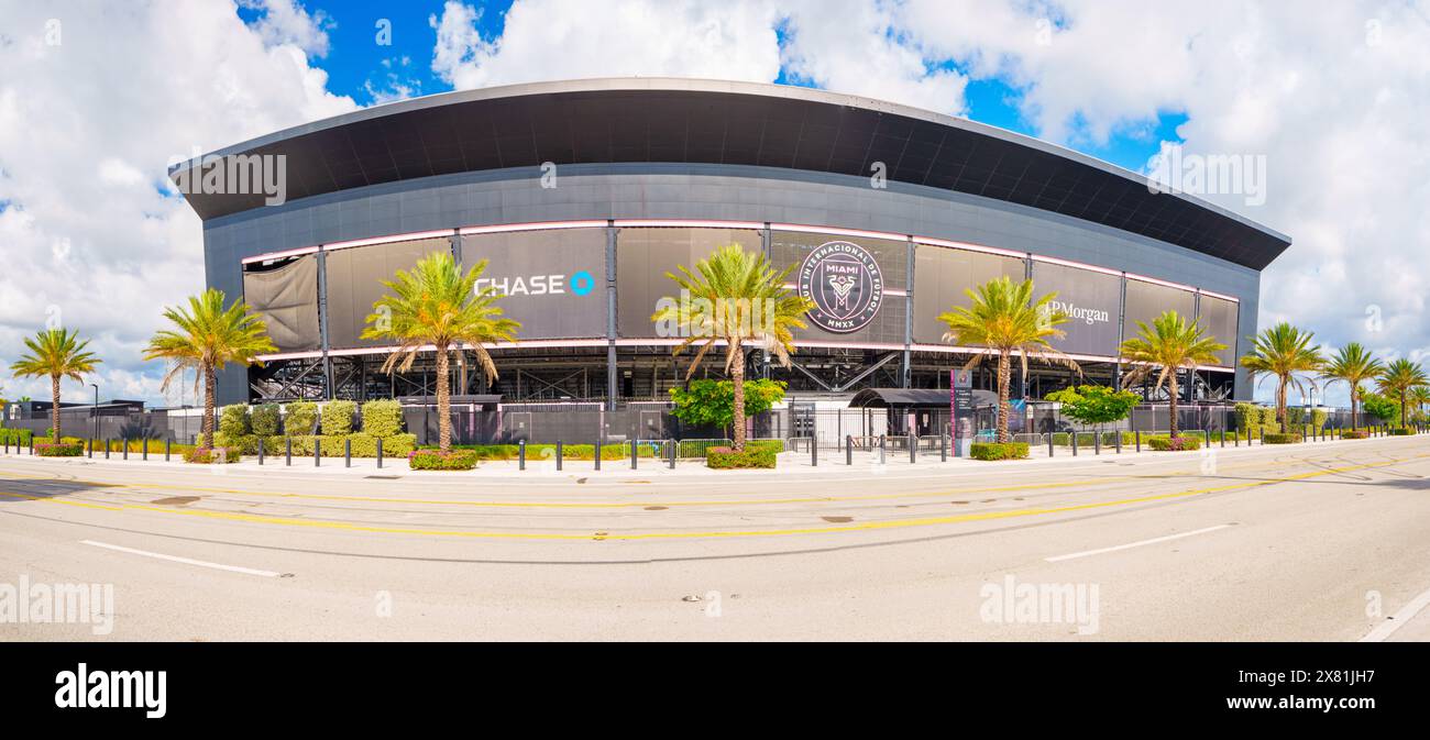 Fort Lauderdale, FL, USA - May 22, 2024: Photos of the Chase Stadium ...