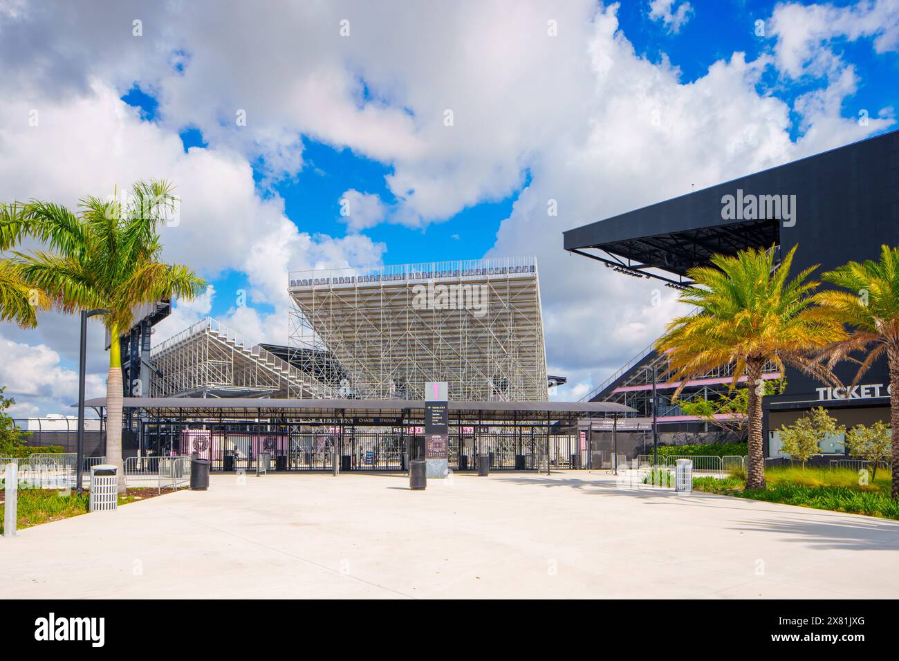 Fort Lauderdale, FL, USA - May 22, 2024: Photos of the Chase Stadium ...