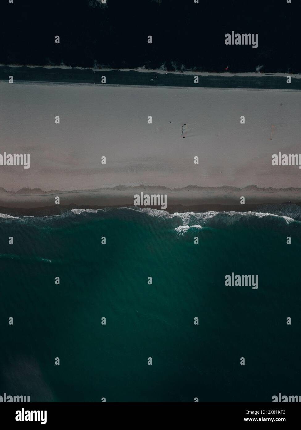 Ariel Shot of Sandbanks Beach Stock Photo - Alamy