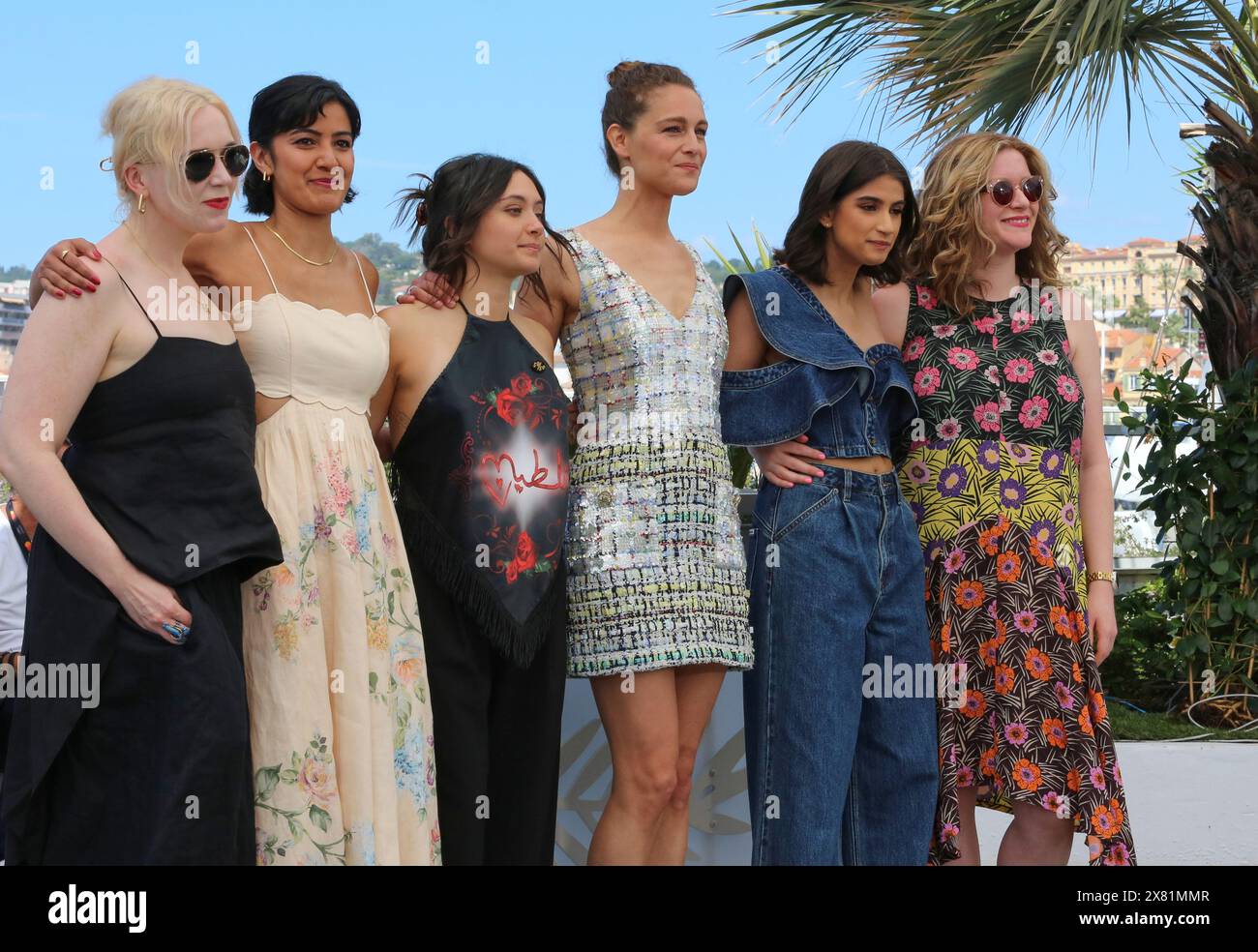 Cannes, France. 22nd May, 2024. Rakhee Thakrar, Pascale Kann, Ariane ...