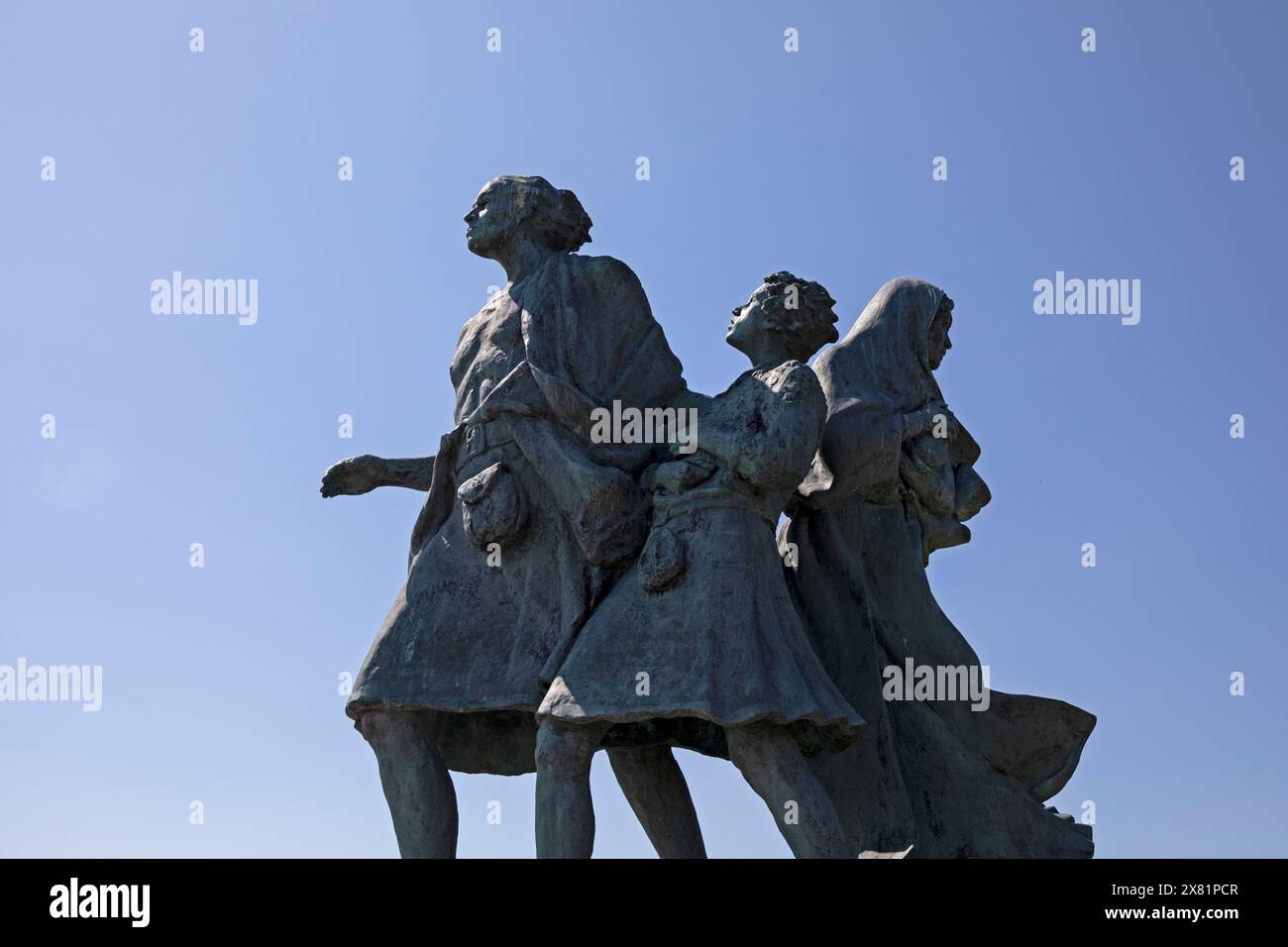 Emigrants' Monument, Couper Park, Helmsdale, Sutherland, Scotland, UK ...