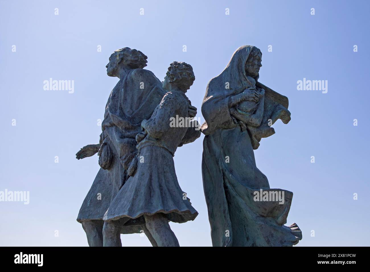 Emigrants' Monument, Couper Park, Helmsdale, Sutherland, Scotland, UK ...
