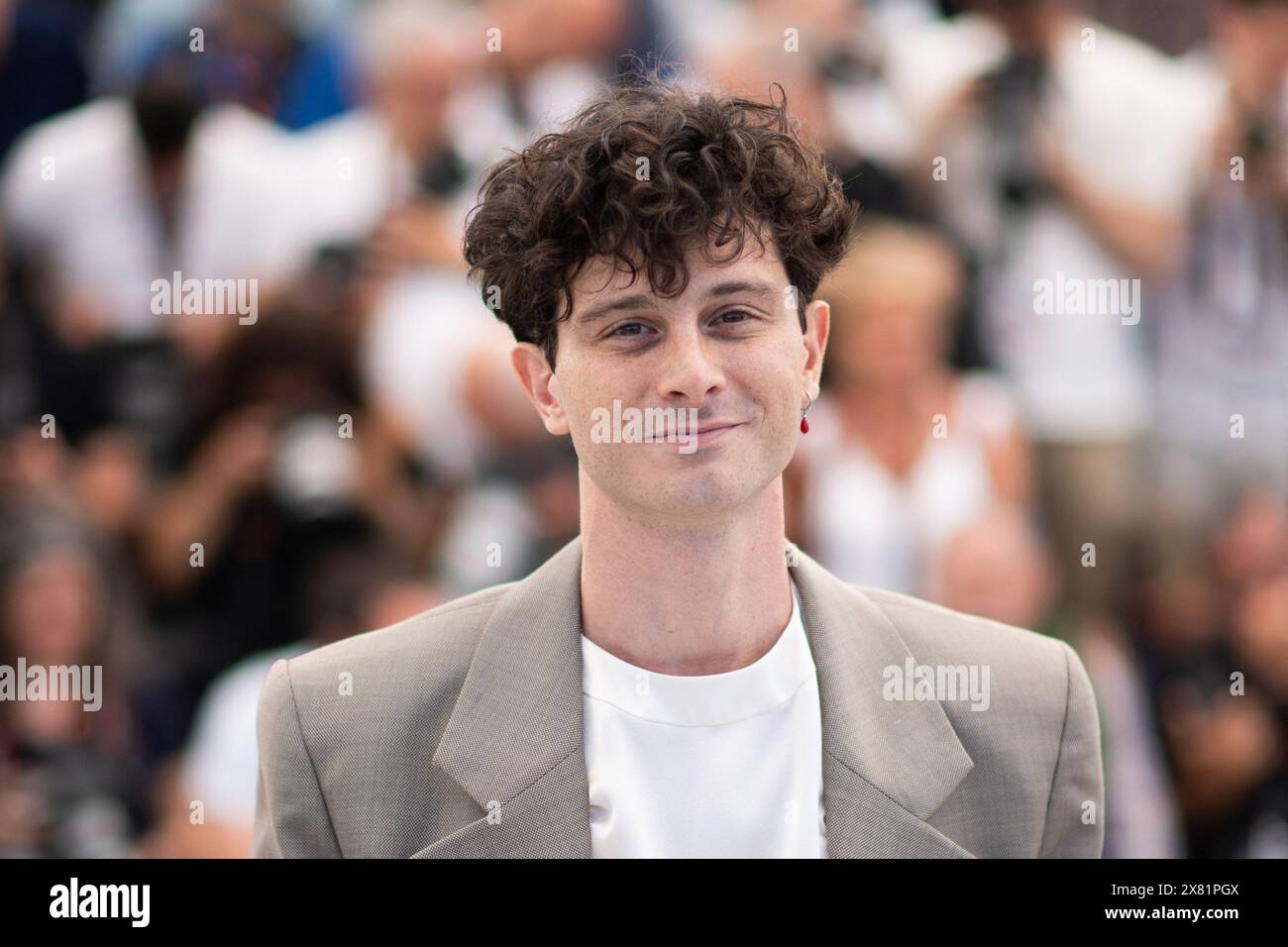 Cannes, France. 22nd May, 2024. Daniele Rienzo attending the Parthenope ...