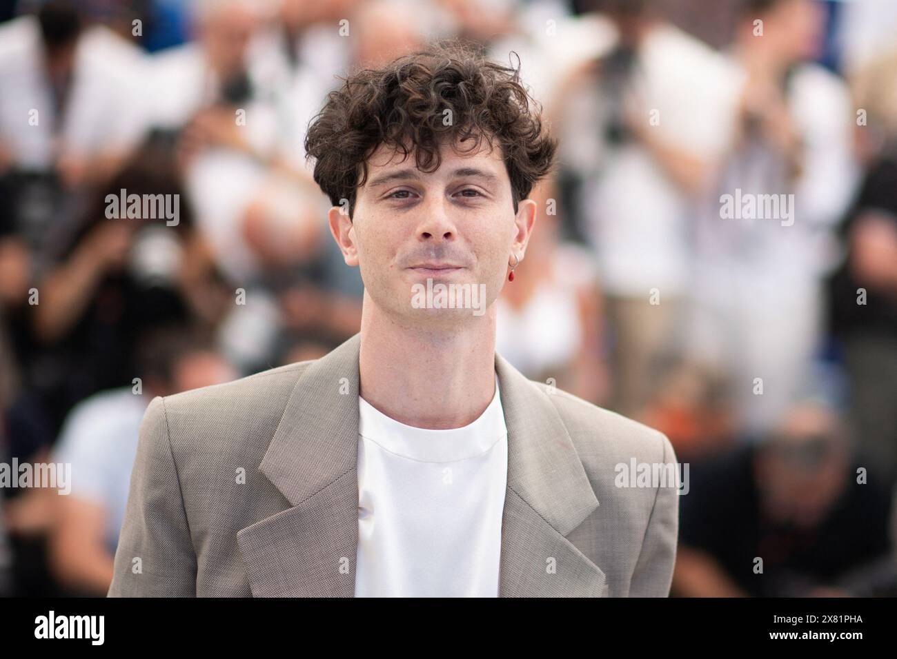 Cannes, France. 22nd May, 2024. Daniele Rienzo attending the Parthenope ...