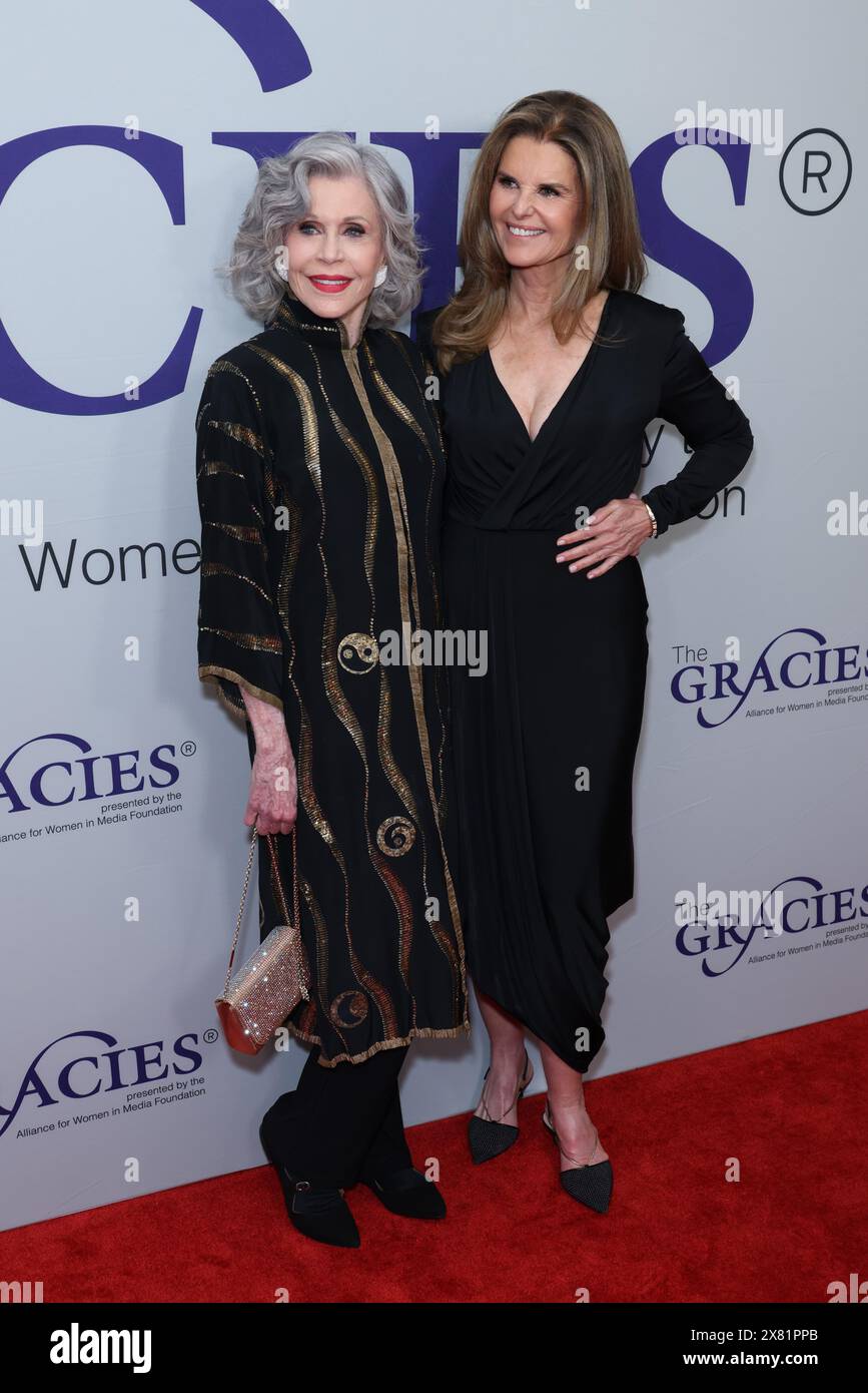 Jane Fonda and Maria Shriver attend The Alliance For Women In Media ...