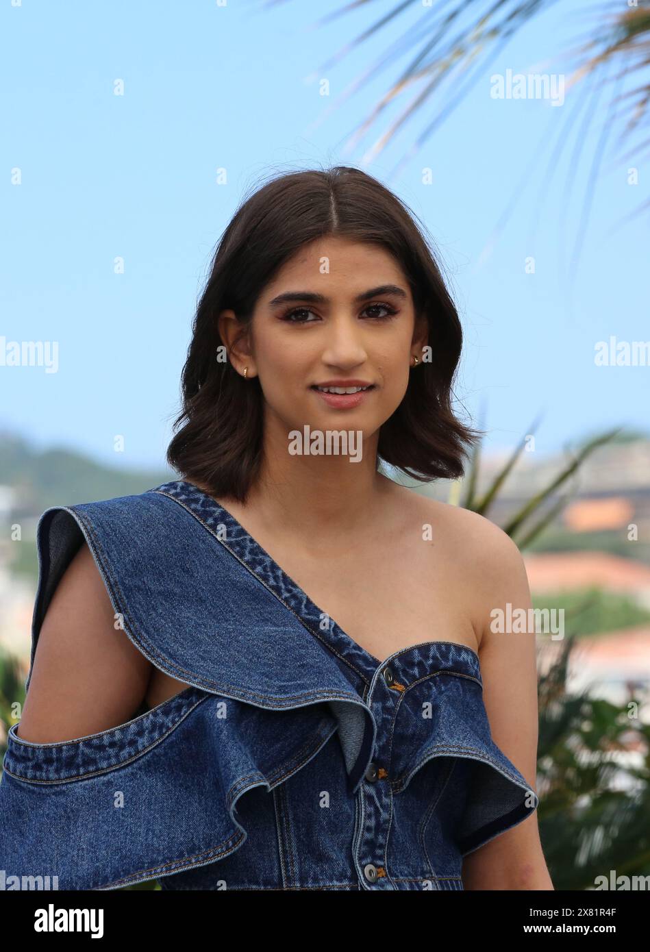 Cannes, France. 22nd May, 2024. Mia Tharia at the September Says film photo call at the 77th ...