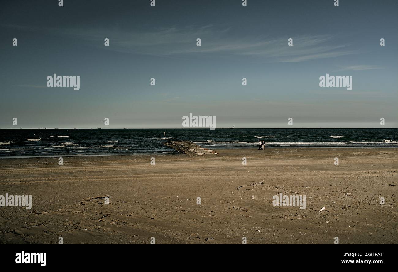 Landscape of Marina di Ravenna's beach (Italy Stock Photo - Alamy