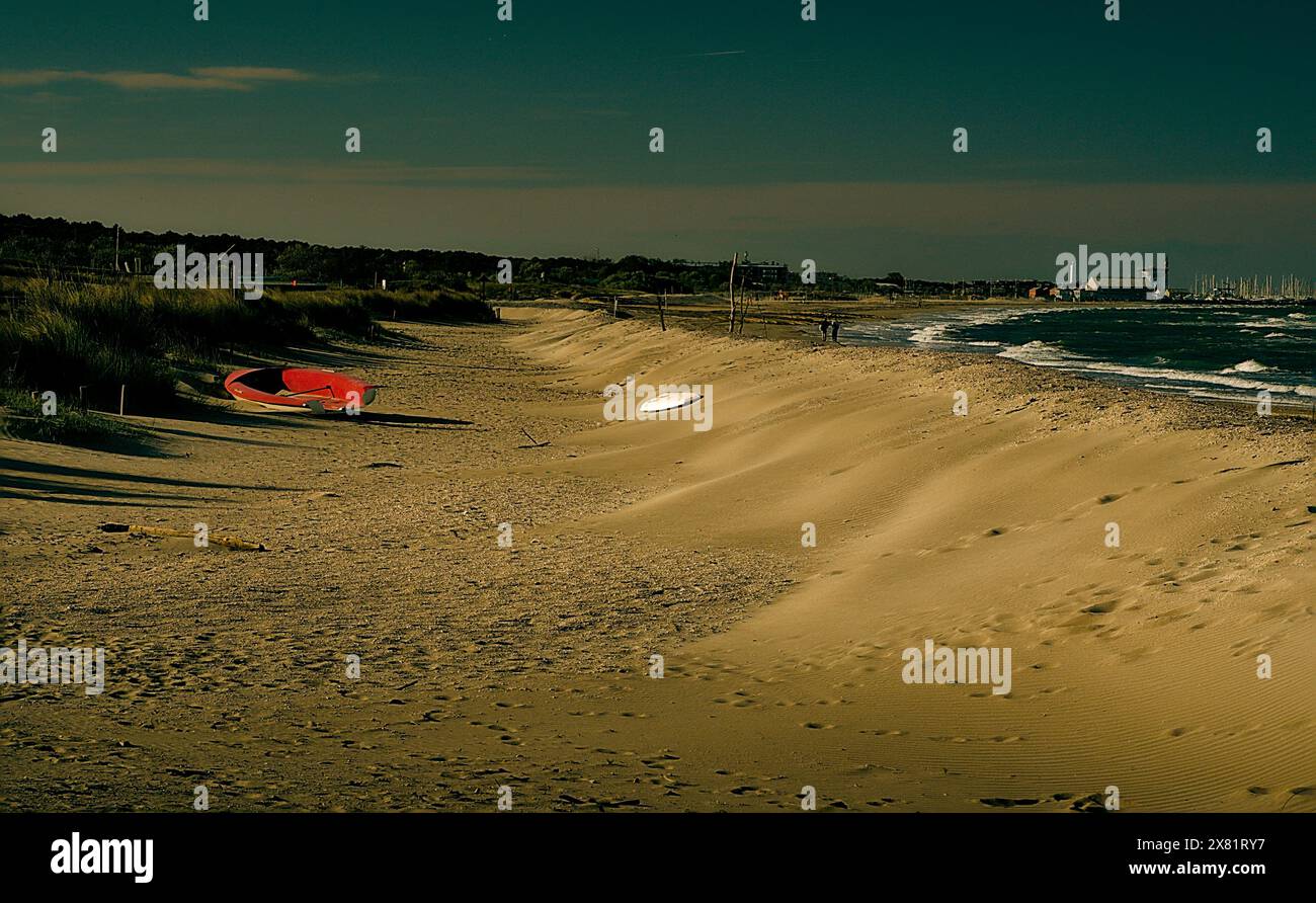 Landscape of Marina di Ravenna's beach (Italy Stock Photo - Alamy
