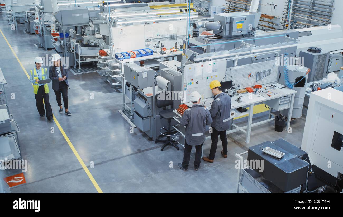 Manufacture parts on cnc machines hi-res stock photography and images ...