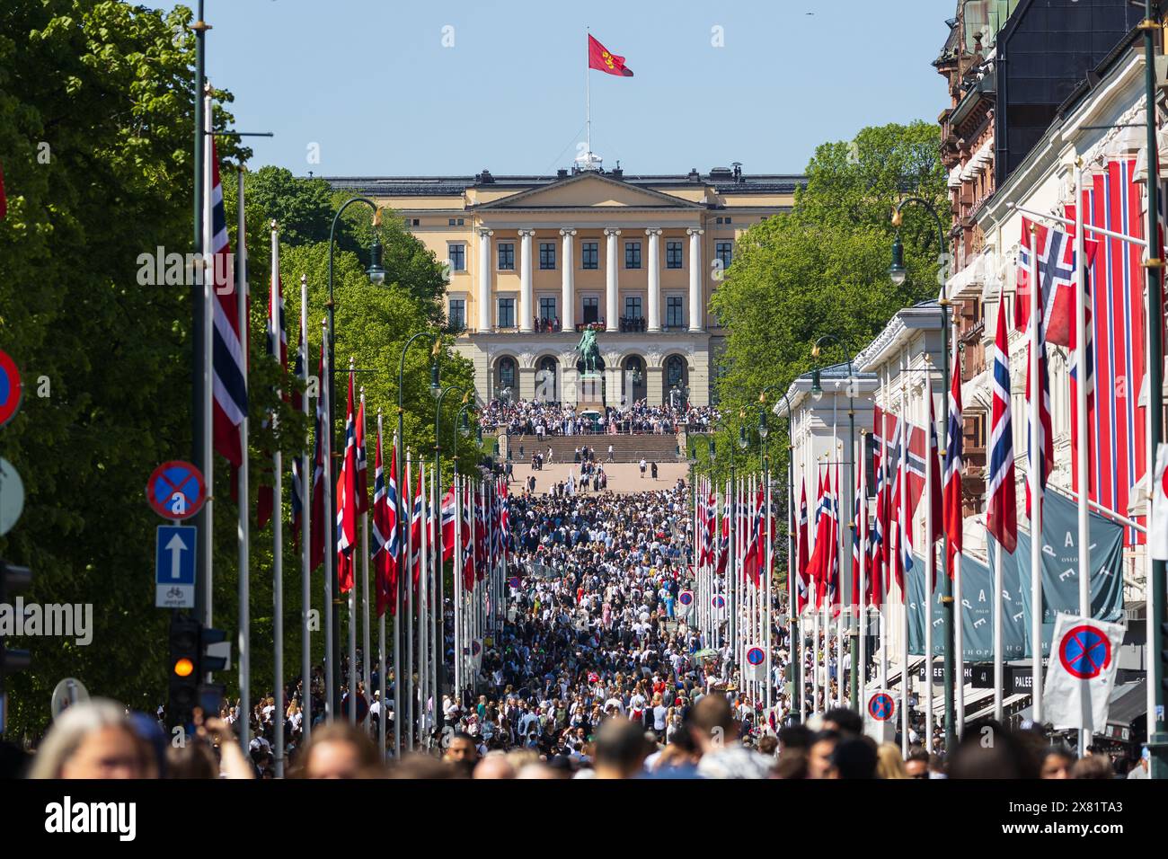 Oslo, Norway. 17th, May 2024. People seen at the annual celebration of ...