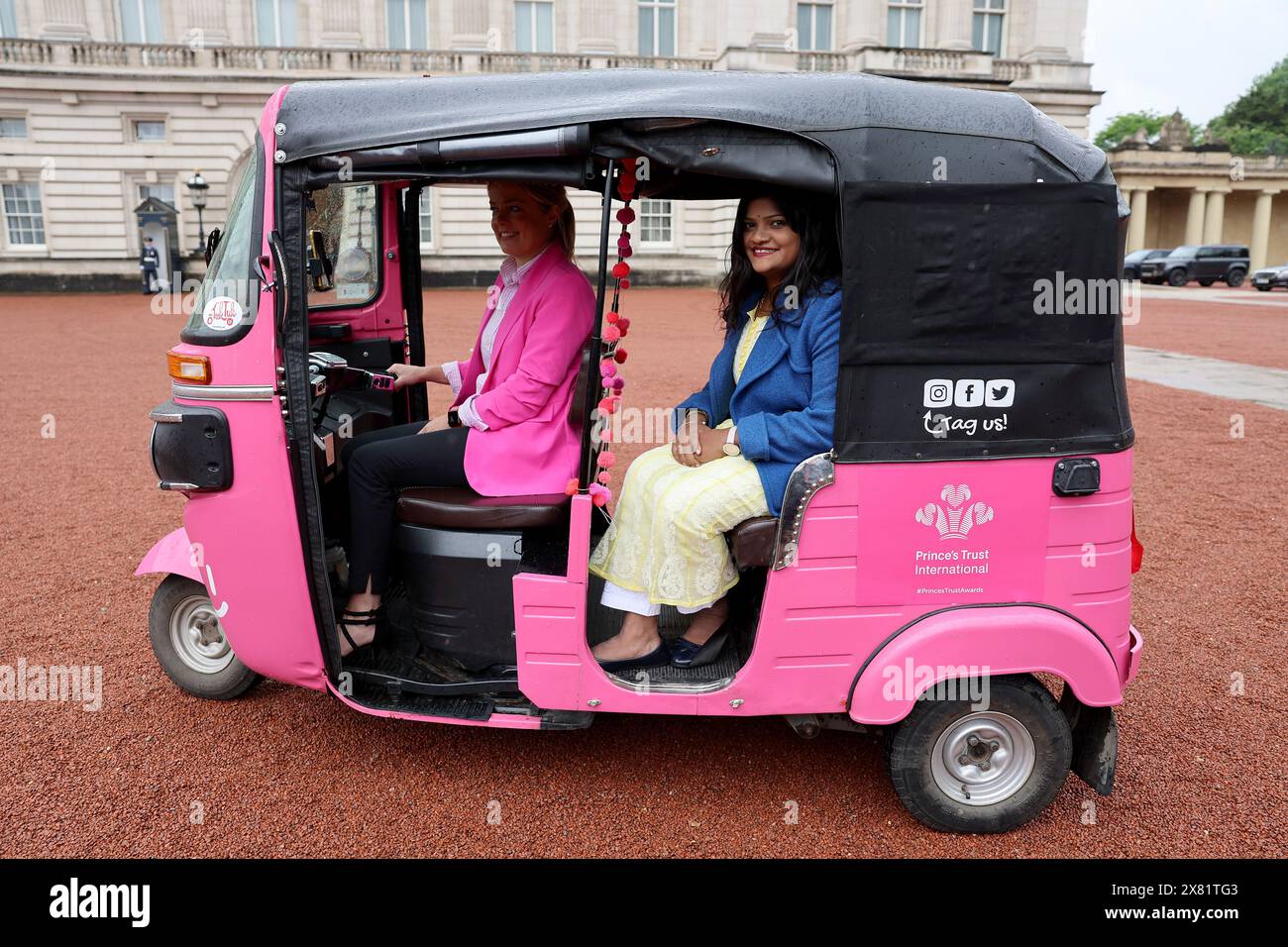 Arti (right), the Amal Clooney Women's Empowerment Award winner with ...