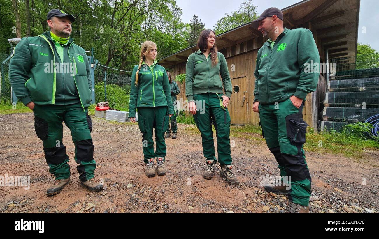Worbis, Germany. 22nd May, 2024. Transport team from the Foundation for ...