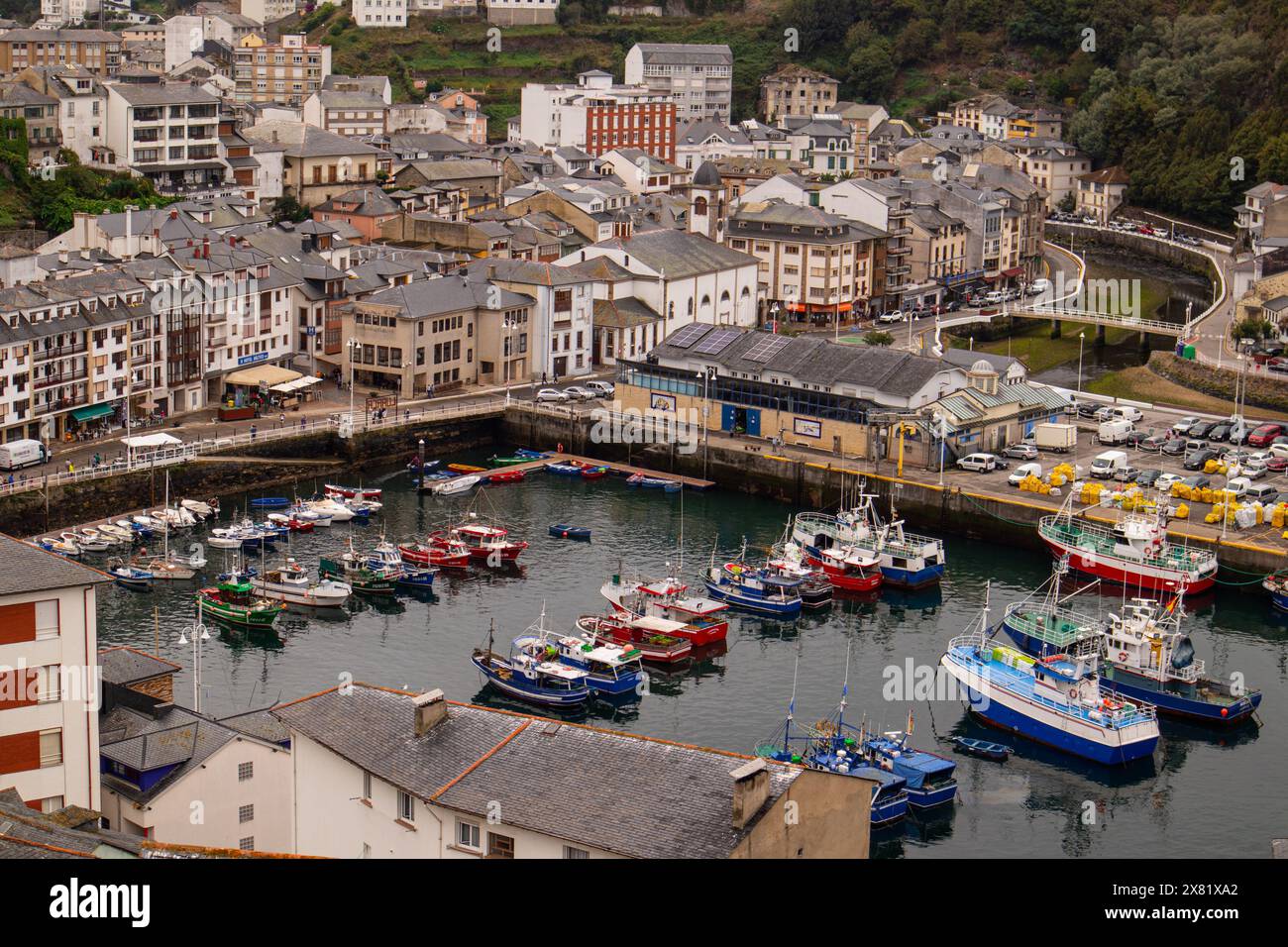 Luarca Port, Asturias, Spain Stock Photo - Alamy