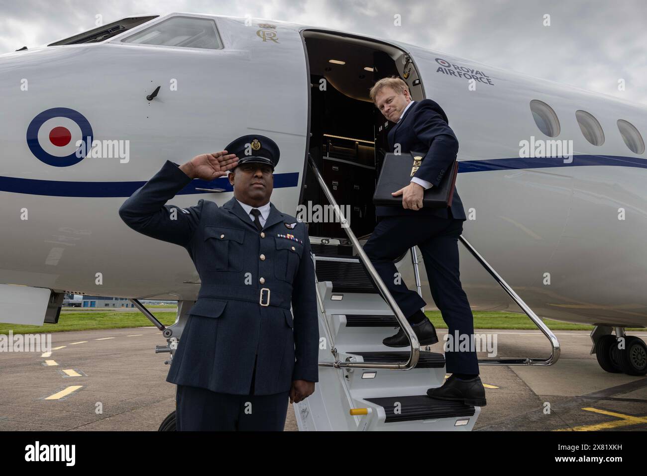 Defence Secretary Grant Shapps visiting BAE Systems in Glasgow, meeting ...