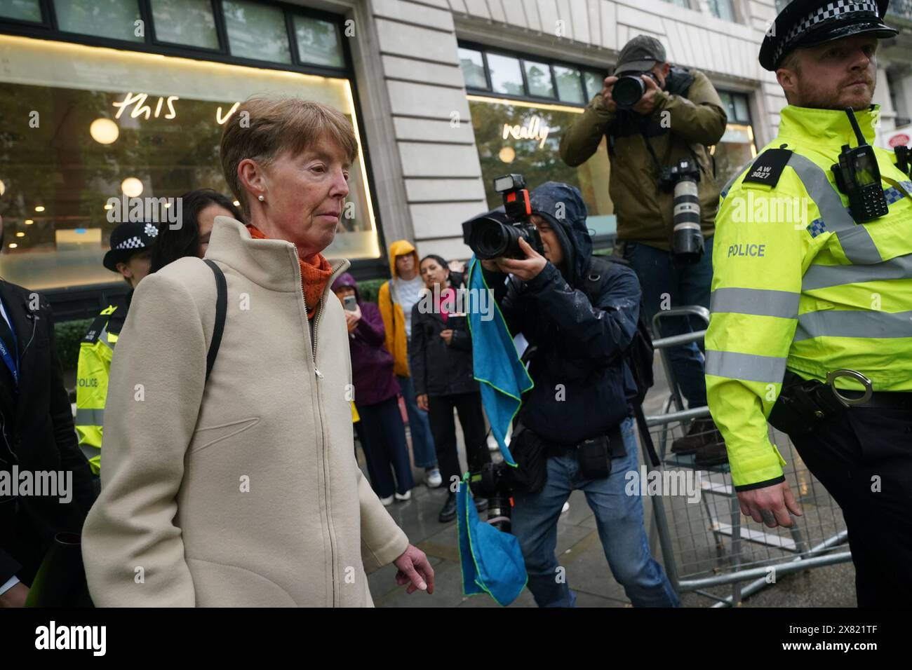 Former Post Office boss Paula Vennells leaving after giving evidence to ...