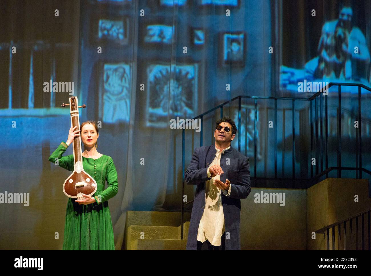 Susanna Hurrell (Sukanya), Alok Kuma (Chyavana) in SUKANYA at the Curve ...