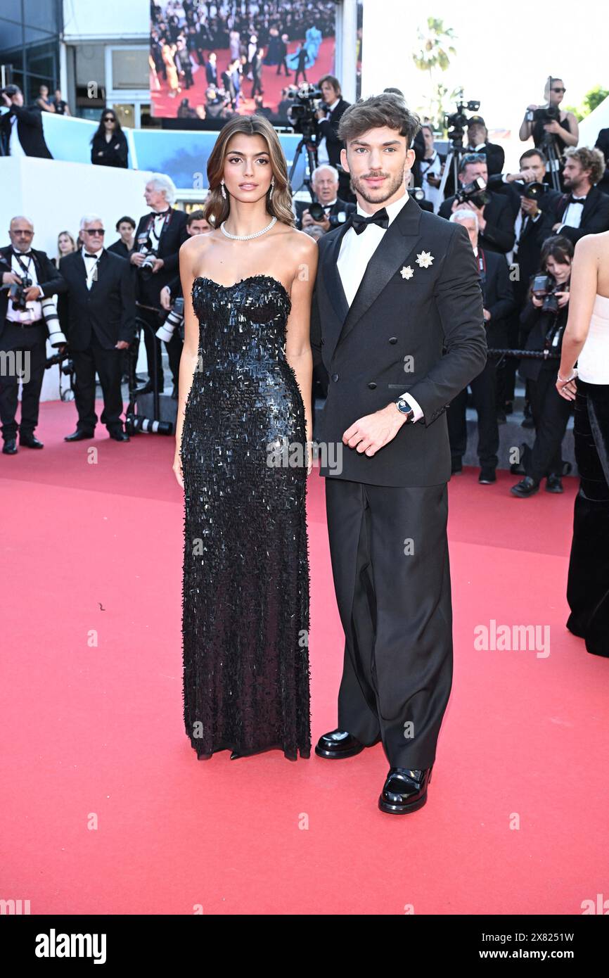 Cannes, France. 23rd May, 2023. Francisca Gomes and Pierre Gasly attend ...