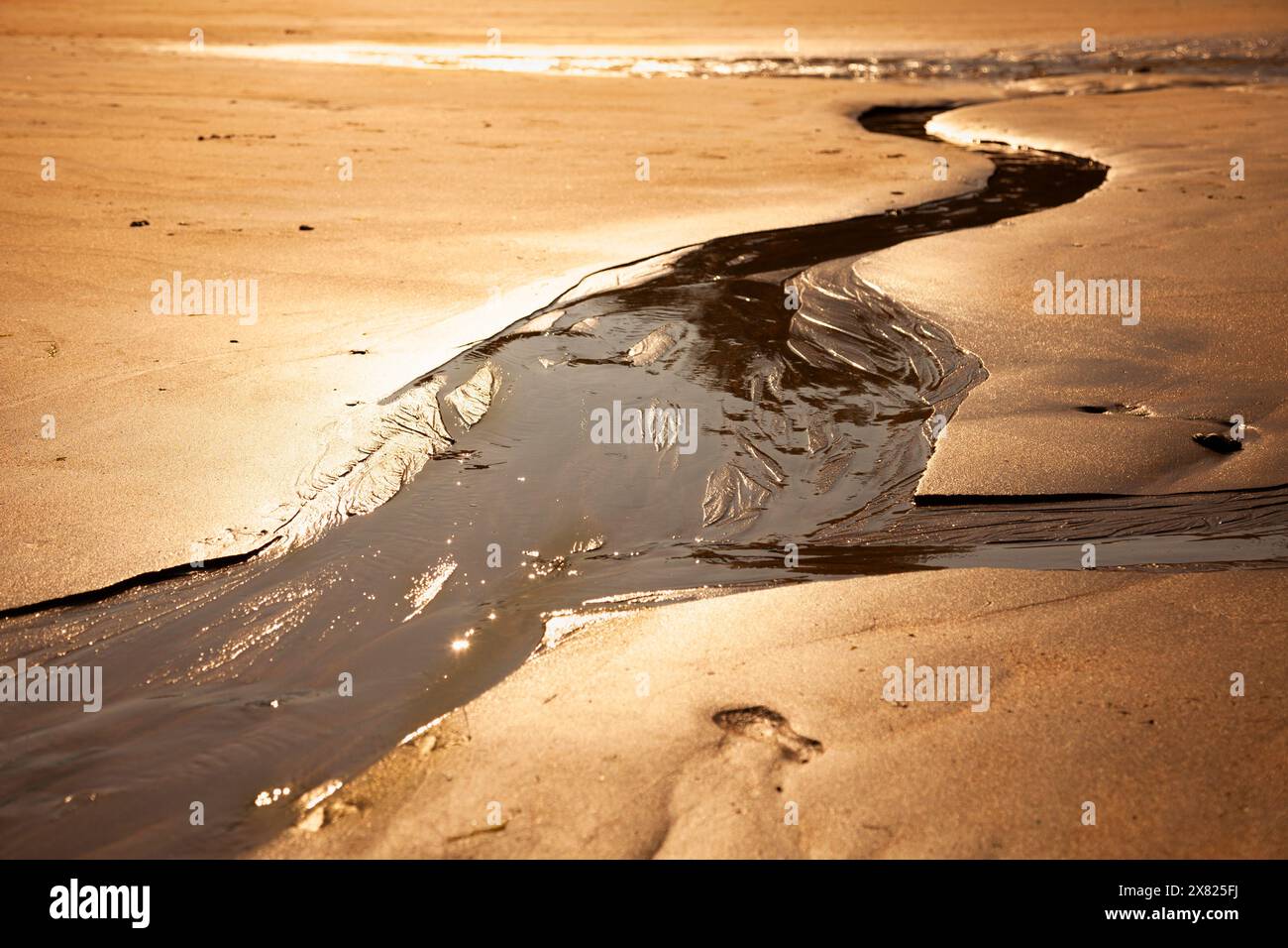England, Devon, South Hams, East Portlemouth, Sand Formations and a ...