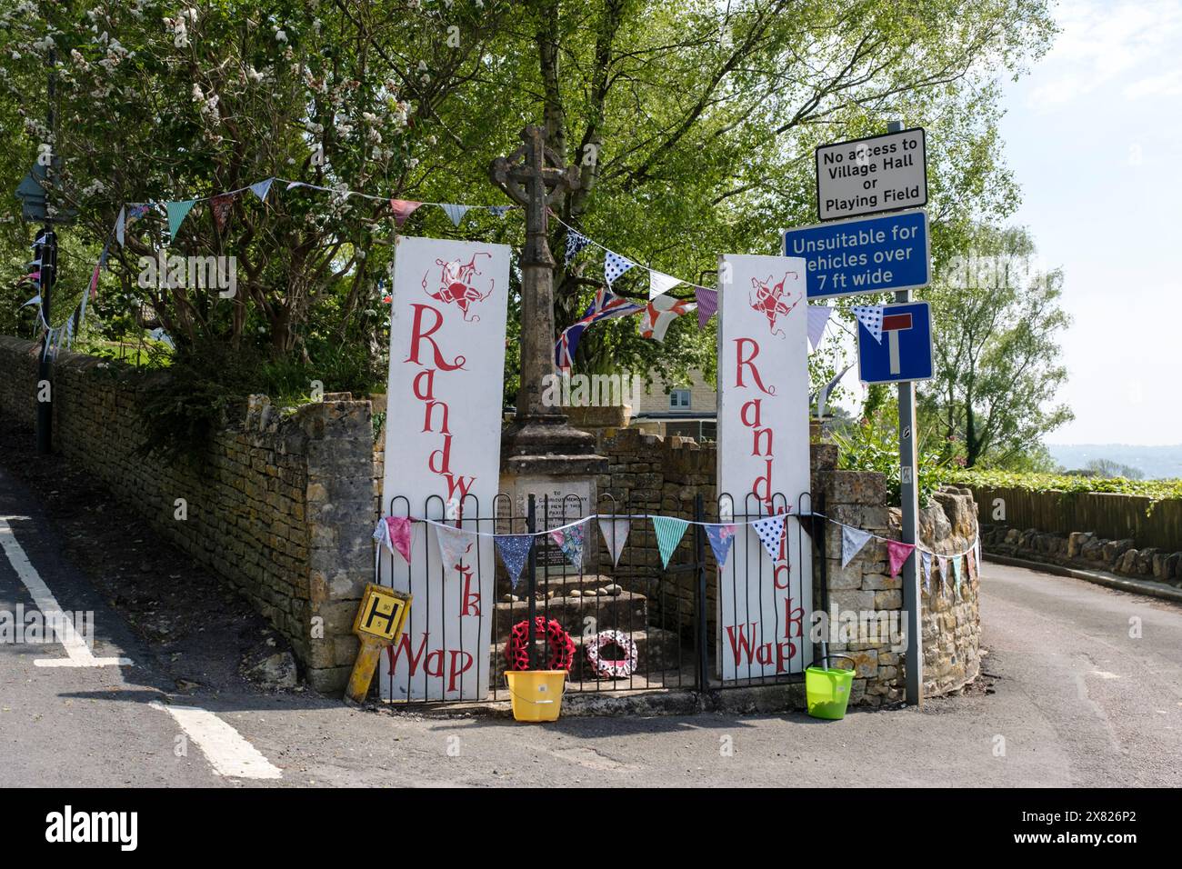 Around Randwick, a small Cotswold village near Stroud Glos UK The War ...