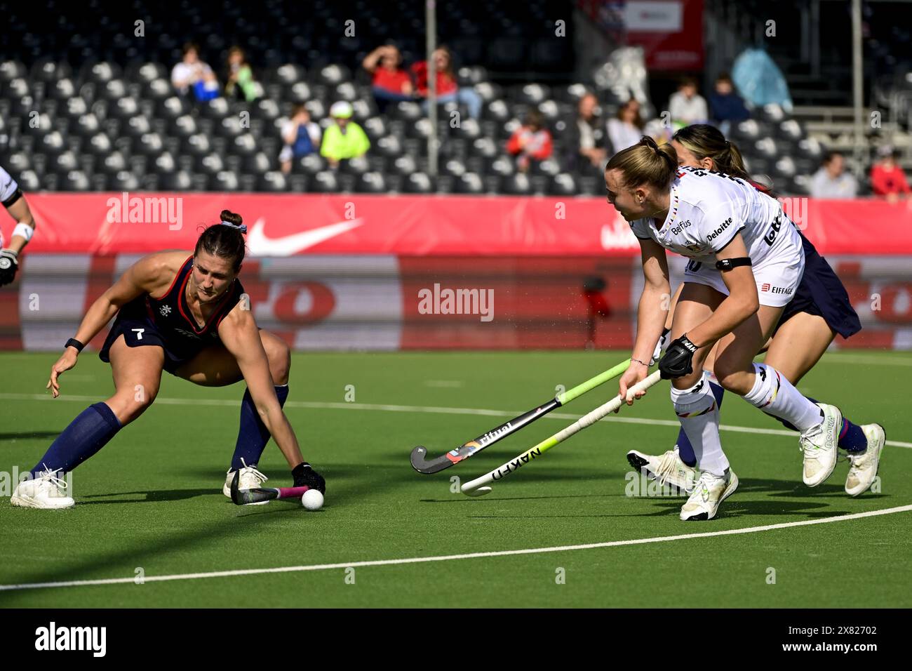 Antwerp, Belgium. 22nd May, 2024. US' Jillian Wolgemuth and Belgium's ...
