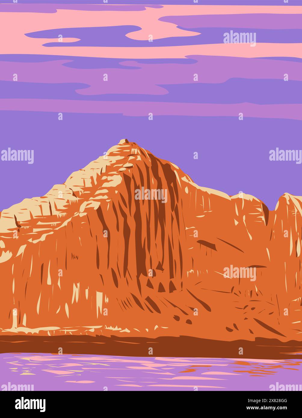 Artificial canyon Stock Vector Images - Alamy