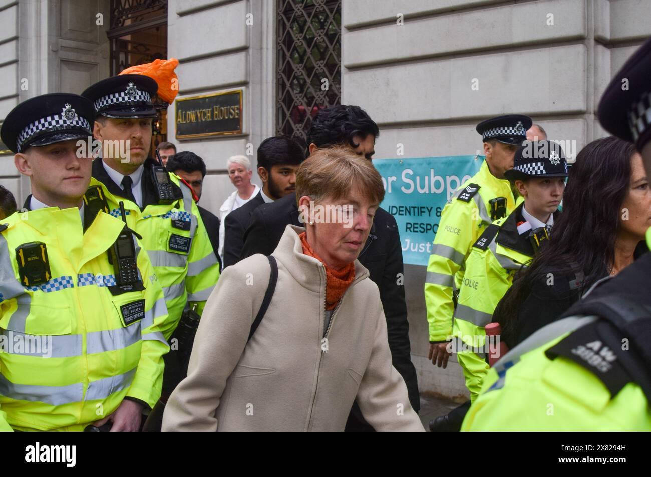 London, UK. 22nd May 2024. Former Post Office CEO Paula Vennells leaves ...